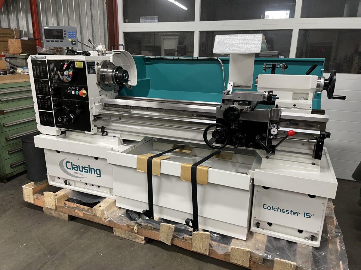 Clausing Colchester Model 8043 15" x 50" Geared Head Lathe - Anderson ...