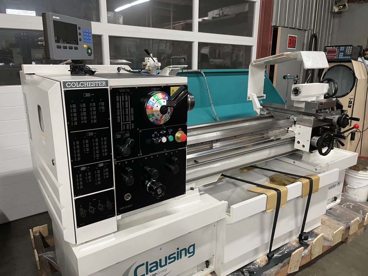 Clausing Colchester Model 8043 15" x 50" Geared Head Lathe - Anderson ...