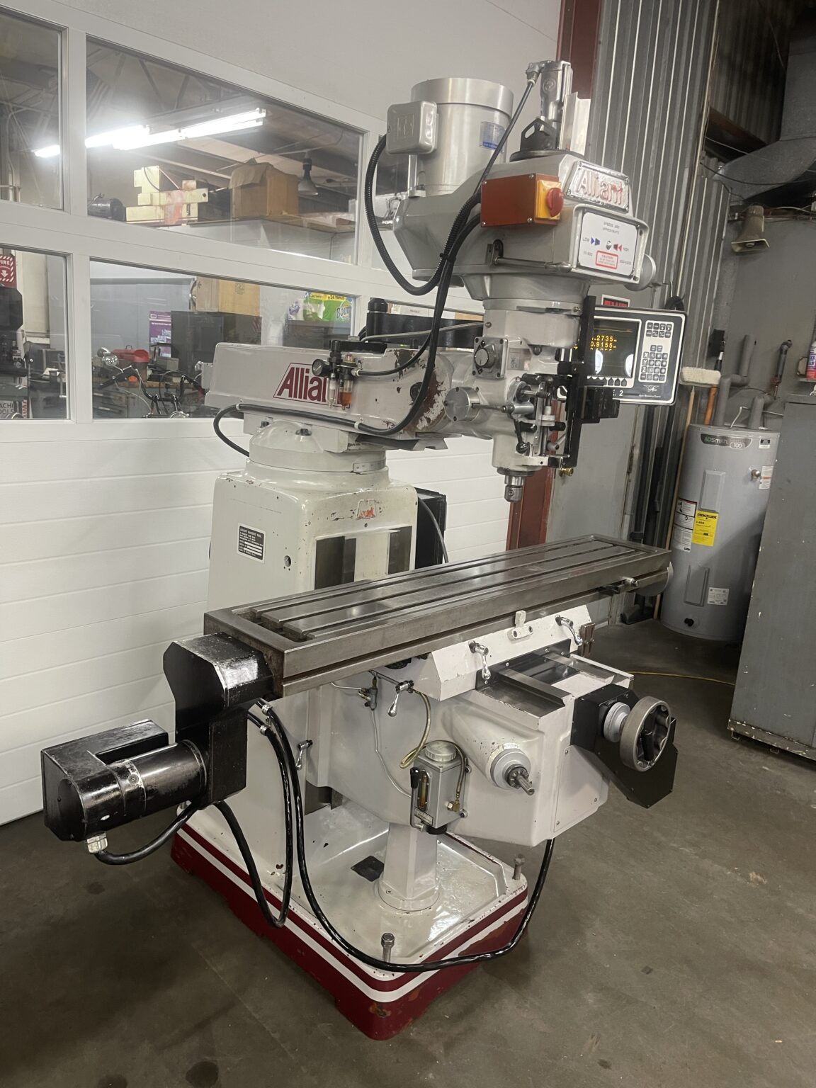 ALLIANT MODEL 1054-3V VERTICAL MILLING MACHINE W/ TRAK AGE 2 CNC ...